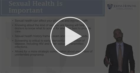 How To Discuss Sex With Your Provider Module 5 Coursera