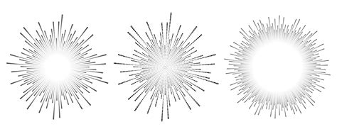 Circle Sound Wave Audio Music Equalizer Round Circular Icons Set Spectrum Radial Pattern And