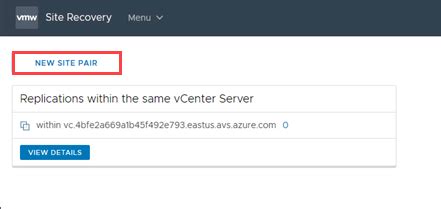 使用 VMware Site Recovery Manager 部署灾难恢复 Azure VMware Solution