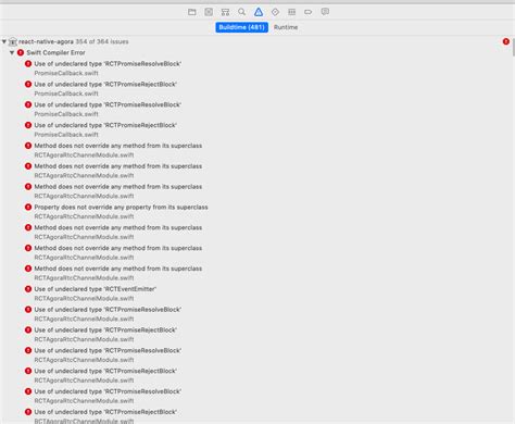 Ios Compile Error Issue Agoraio Extensions React Native Agora Github