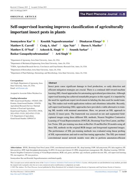 Pdf Self Supervised Learning Improves Classification Of