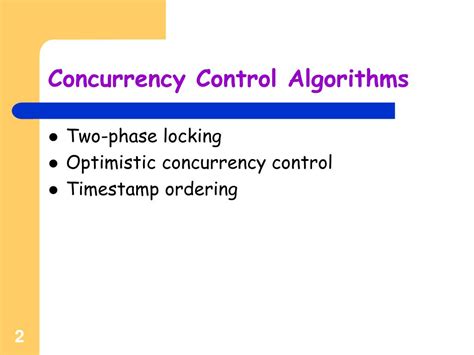 ppt transactions concurrency control powerpoint presentation free