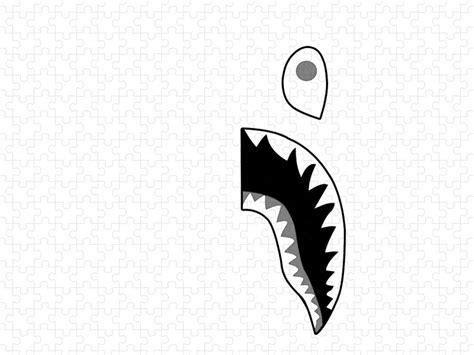 Shark Mouth Bape Drawing Download Bape Shark Wallpapers Background Is