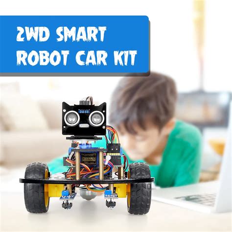 factory 2wd robot kit c c programming project diy obstacle avoidance