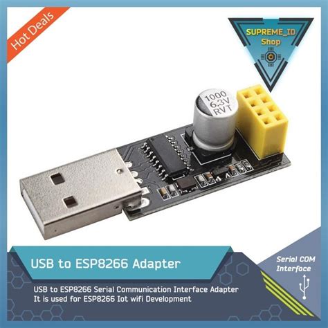 Jual Usb To Esp8266 Esp 01s Wifi Module Interface Adapter Shopee