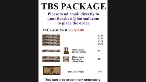 Usmc Flak Jacket Name Patch Link