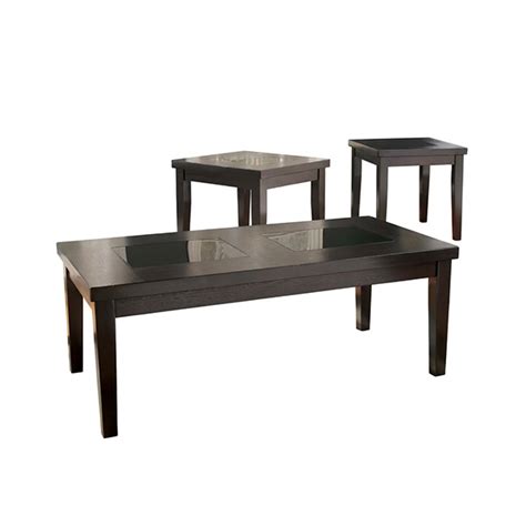 Metro Modern Reception Occasional Table Set 3 Piece