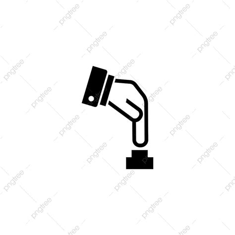 Push Button Clipart Vector Hand Pressing Button Push Vector Aiming Power Isolated PNG Image