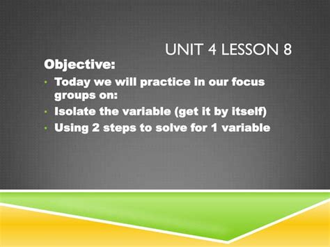 Unit 4 Lesson 8 Pptx