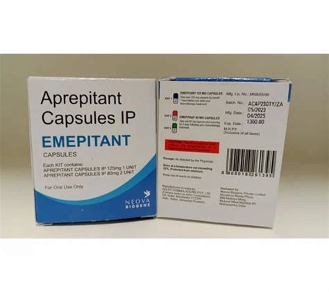 Aprepitant Emepitant Capsules For Oral Use At ₹ 1300 Box In Nagpur Id 2854012720212