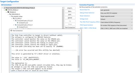 Tda4m Unable To Connect The Debugger Processors Forum Processors Ti E2e Support Forums