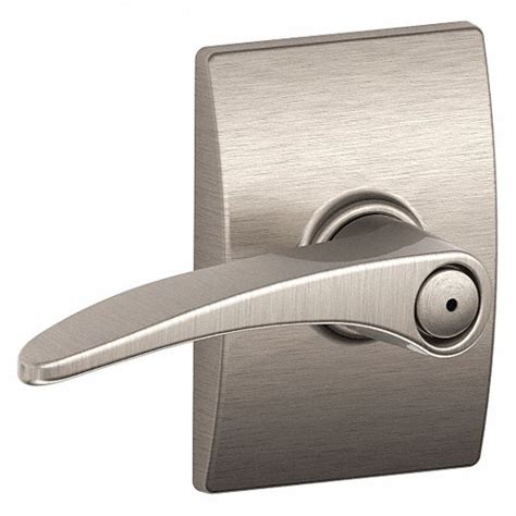 Schlage Privacy Lever Locksets Nickel Door Lockset 49zp86f40 Mnh
