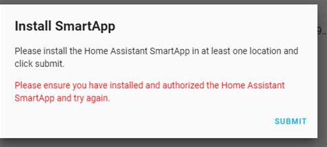cant install smartthings third party integrations home assistant