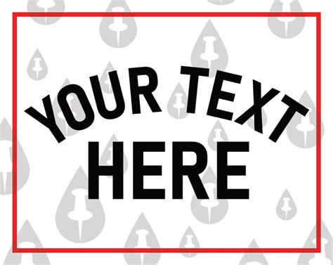 Your Custom Text On Arched Words With Large Central Word Customized