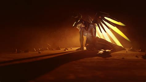 Mercy Overwatch Fan Art Wallpaperhd Games Wallpapers4k Wallpapers