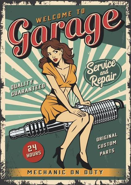 103 Pin Up Garage Vector Images Free Royalty Free Pin Up Garage Vectors Depositphotos