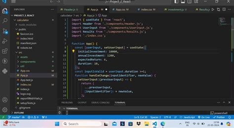 my project investment calculator with react hasti dholakiya posted
