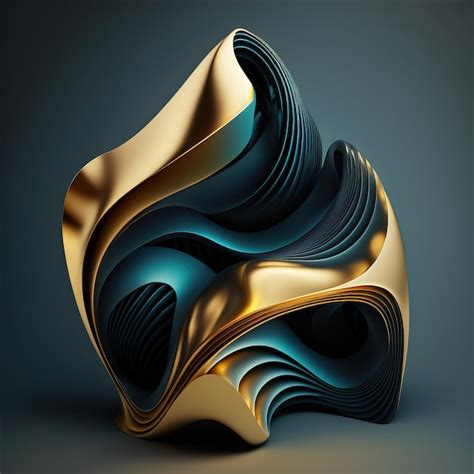 premium photo abstract golden and blue color effect modern and