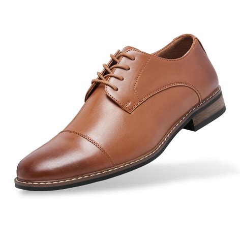 Silentcare Mens Oxford Brown Dress Shoes Formal Business Comfortable