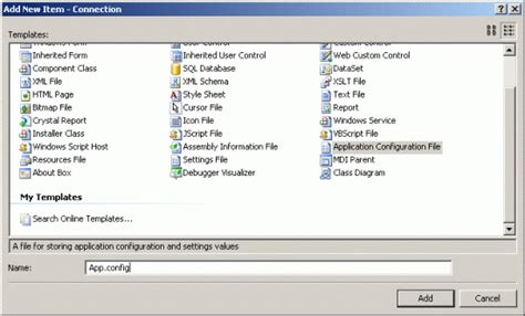 Configuring Connection String In App Config File During Runtime For A