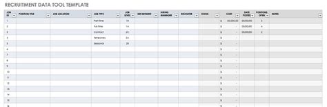 Free Applicant Tracking Spreadsheet Templates Smartsheet