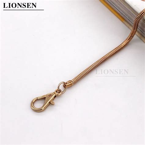 Badu Bg Lionsen 120 см 0 42 см Змия Резервна верижка Каишка Метална връзка Закопчалка Портмоне