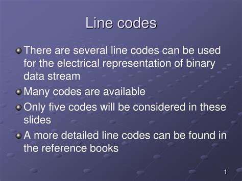 Ppt Line Codes Powerpoint Presentation Free Download Id1716936