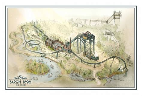 Efteling Maakt Baanverloop Achtbaan ‘baron 1898 Bekend