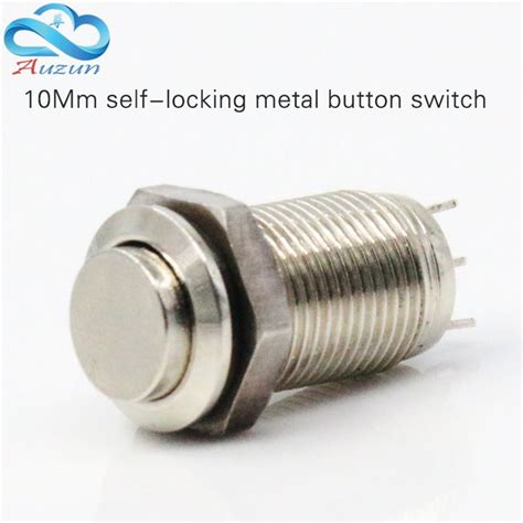 Mm High Self Locking Metal Push Button Switch Normally Open Normally Closed Three Feet