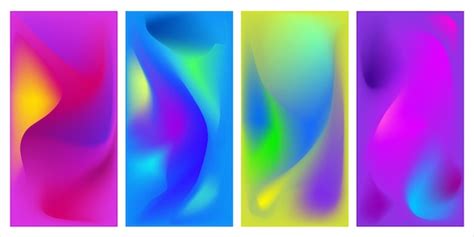 Premium Vector Gradient Wave Liquid Background