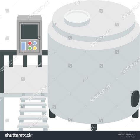 Milk Pasteurization Unit Control Panel Concept Stock Vector Royalty Free 2135413195 Shutterstock
