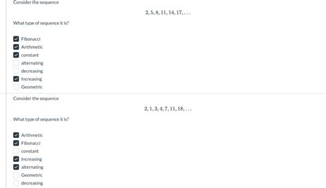 Solved Consider The Sequence2 5 8 11 14 17 Dotswhat Type Of