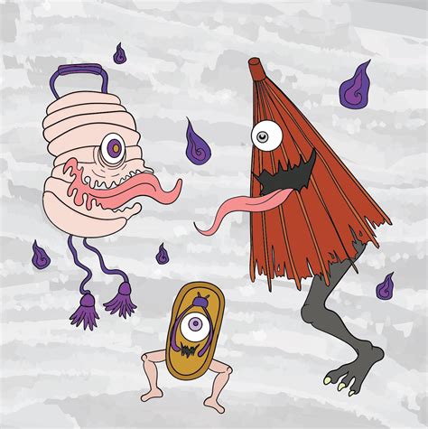 Tsukumogami Japanese Art Traditional Japanese Art Japanese Monster