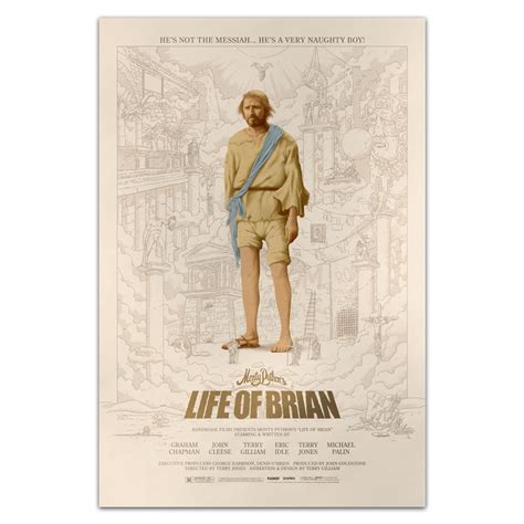Monty Pythons Life Of Brian Poster By Florey Vice Press