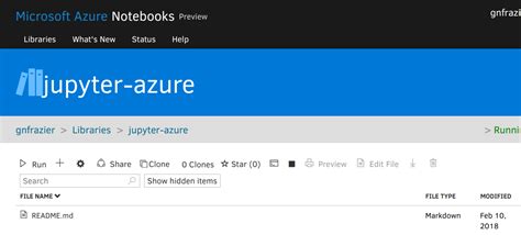 Jupyter Notebooks On Azure Greg Frazier I Dabble In Lots Of Things Mostly Python