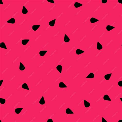 Premium Vector Seamless Watermelon Surface Texture Vector Background