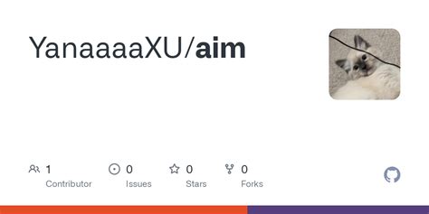 Github Yanaaaaxuaim