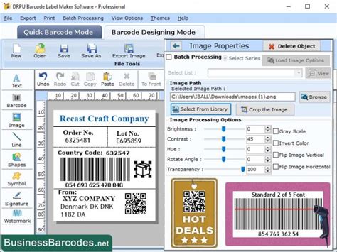 Standard 2 Of 5 Barcode Generator Download And Review