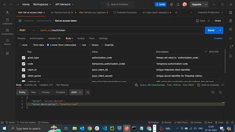Always Getting Accessdenied Error In Access Token Api Oauthtoken Even If All Credentials