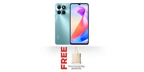 Honor X6a Cyan And Free Honor Canvas Bag