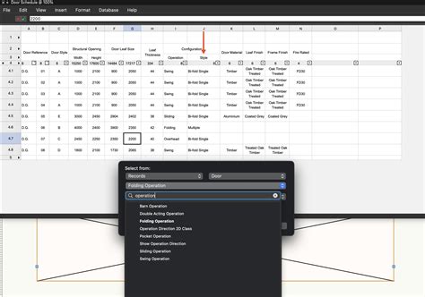 Schedule Settings For Various Door Operations Architecture Vectorworks Community Board