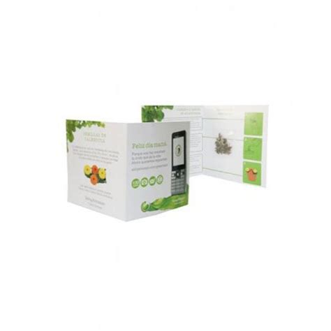 Mini Diptico Con Semillas Nr Corporativos