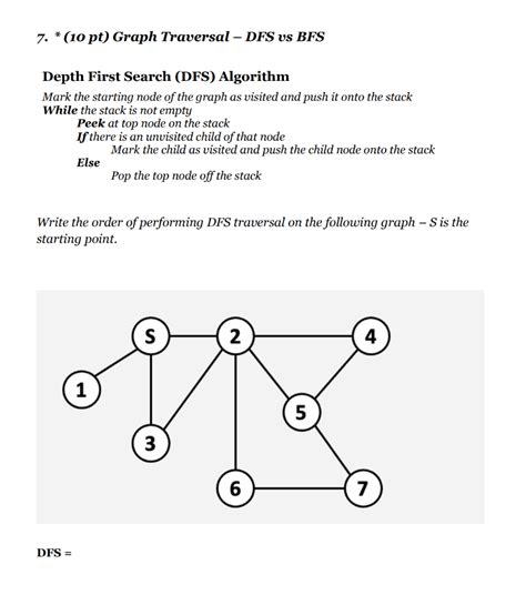 Solved Breadth First Search Bfs Algorithm Mark The