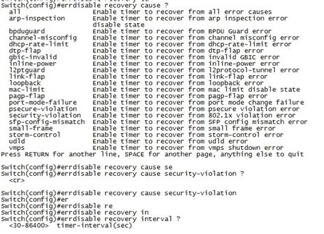 Port Security On Cisco Switch