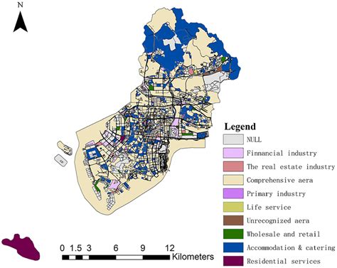 Identification Of Industrial Functional Areas Download Scientific Diagram