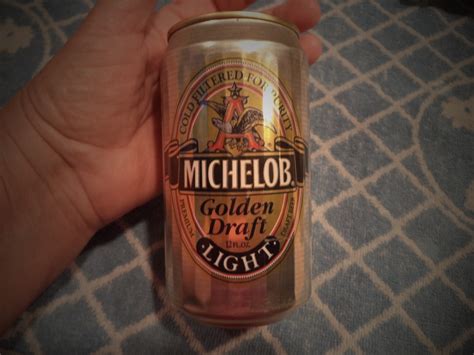 Michelob Beer Golden Draft Light 12 Oz Aluminum Beer Can Anheuser Busch