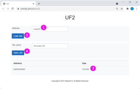 wio terminal how to generate a uf2 to drag n drop to a second wio
