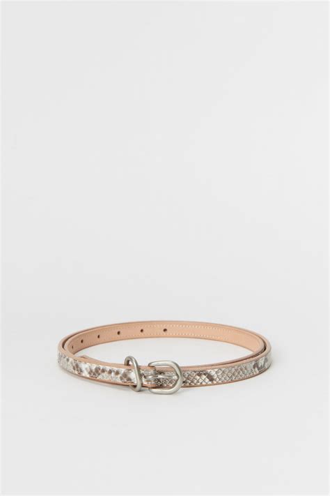 Hender Scheme 「python Tail Belt Natural Python」 Sister