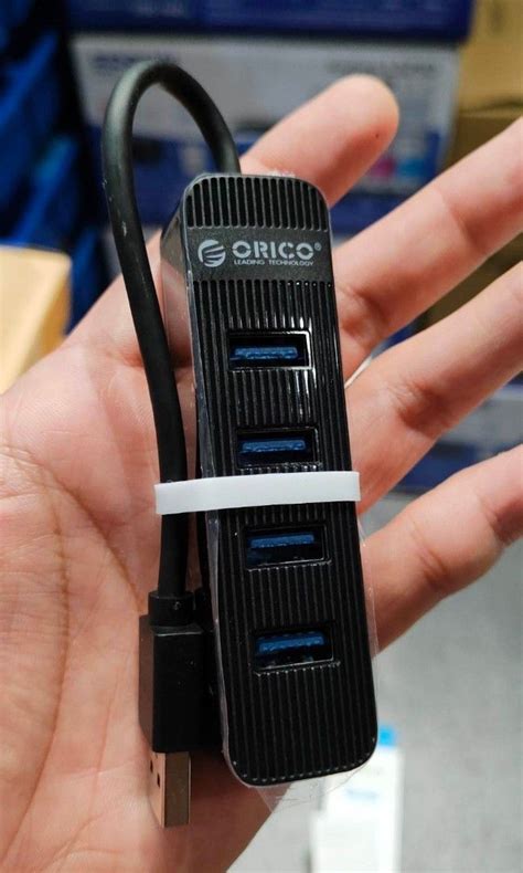 Orico Port Hub With USB C Power Supply Interface USB Black TWU A Computers Tech