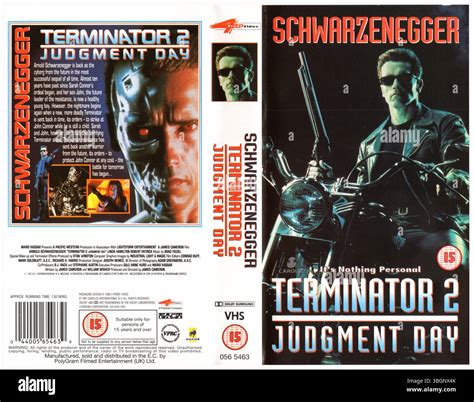 1991 Terminator 2 Judgment Day Directed By James Cameron Vhs Cover
